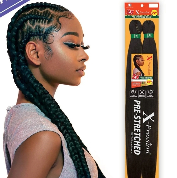 TPression | Accessories | Sensationnel Braids Xpression 3x Prestretched ...